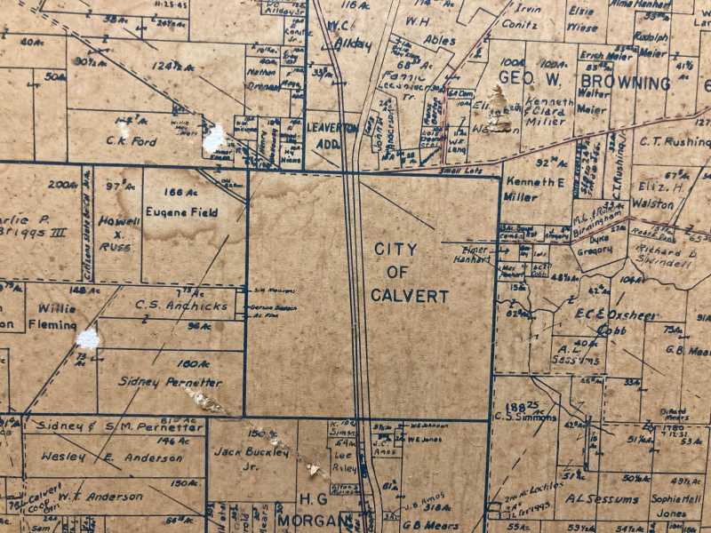 City of Calvert - Map of Calvert